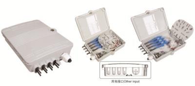 China Optical Fiber Distribution Box 213X163X47mm,wall-mounted,IP65,8pcs adaptors OR 1X8 splitter for sale