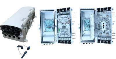 China plastic fiber distribution box GFS-16X,  16CORES(PRE-CONNECTION),380*198.5*121mm,wall/pole-mounted,IP65,,support uncut for sale