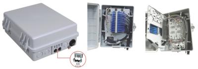 China Optical Fiber Distribution Box GFS-24B-1,  24 SC/1:16/2X1:8PLC  ,292.5*227.5*102mm,wall/pole-mounted,IP65,,support uncut for sale