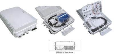 China Optical Fiber Distribution Box GFS-24E,  24PCS SC/3X1:8PLC  ,340*250*110mm,wall/pole-mounted,IP65,,support uncut for sale