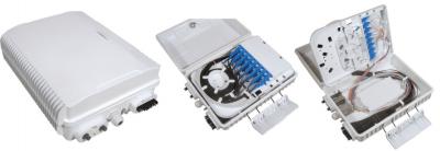 China Optical Fiber Distribution Box GFS-24H,  24 SC OR LC/2X1:8/1:16PLC  ,340*250*110mm,wall/pole-mounted,IP65,,support uncut for sale