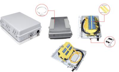 China Optical Fiber Distribution Box GFS-32B/48B,48PCS SC or LC,420*320*125mm,wall/pole-mounted,IP65,,support uncut for sale