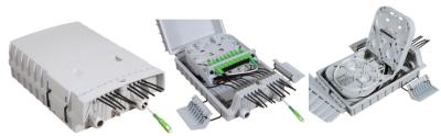 China Plastic Insertion Box / Fiber Optical Junction Box Fast-OTB 1:8 274*175*86mm for sale