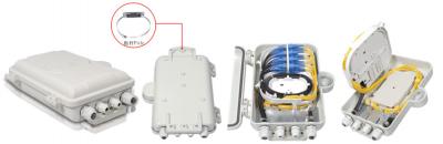China Wall / Pole-mounted Optical Fiber Distribution Box 12PCS SC / LC for sale