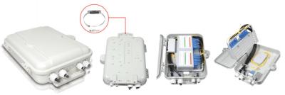 China IP55 Waterproof Connector Plastic Fiber Distribution Box Wall / Pole Mounted for sale