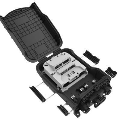 China Pre-connectorized Optical Fiber Cable Distribution Box  GFS-8SX-2 IP65 319.3*200*97.5mm 1* 8 PLC Splitter,HW Adapter for sale