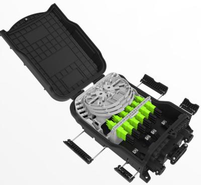 China Pre-connectorized Optical Fiber Cable Distribution Box  GFS-8SX-4 IP65 319.3*200*97.5mm 1* 8 PLC Splitter,HW Adapter for sale
