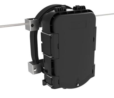 China Pre-connectorized Optical Fiber Cable Distribution Box  GFS-8SX-5 IP65 319.3*200*97.5mm 1* 8 PLC Splitter,HW Adapter for sale