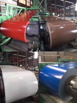 China Galvanized PPGI PPGL Steel Coil ASTM Z60g Z100 1250mm Prepainted Steel Strip for sale