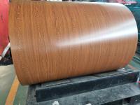 China Wooden Pattern Brick Paint PPGI Coils Galvanized Steel Coil For Door for sale