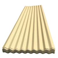 China Plain Colour Coated Corrugated Roof Tile With Mill for sale