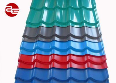 China 0.12*1250mm Pre Painted Roofing Sheets DX51D Grade Industrial Roofing Sheets for sale