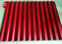 China Corrugated 22 Gauge 3.0mm Color Coated Galvanized Sheet for sale