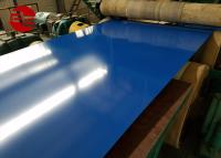 China Red / Green / Blue Colour Coated Galvanized Sheets With PPGL 0.12-2.0 mm for sale