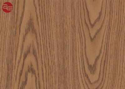 China 26 Gauge Wood Grain Prepainted Steel Coil For Door Corrosion Resistance for sale
