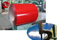China Width 600-1250 Mm Prepainted Galvanized Steel Coil For Household Appliance / Steel Door for sale