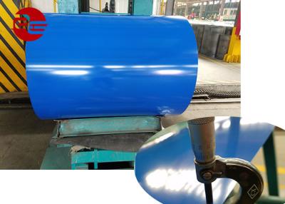China Roller Coating Line PPGI Steel Coil , Building Decoration Color Coated Steel Coil for sale