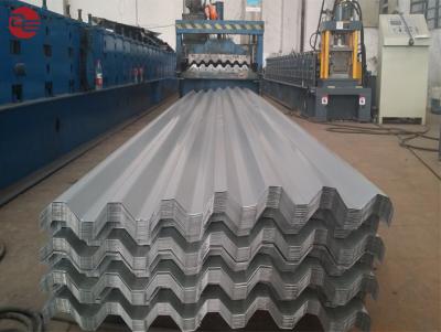China Color Painted PPGL Corrugated Galvalume Roofing Sheet SGCC CGCC Grade for sale