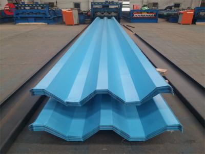 China Galvalume Corrugated Colour Coated Roofing Sheets ASTM A792 for sale