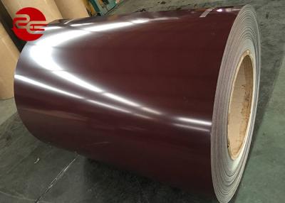 China 0.12mm Thickness Prepainted GI Steel Coil / PPGL Color Coated Galvanized Steel Sheet for sale