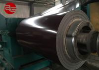 China Colour Coated Steel Coils With CRC Material , Blue PPGI Color Coated Sheets for sale