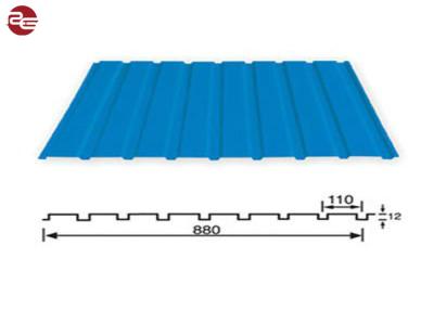China Lamina Galvanized Colour Coated Roofing Sheets Thickness 0.12 - 0.2mm for sale