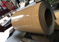 China Customized Wooden Ppgi Color Coated Sheets Zinc Coating For Construction for sale