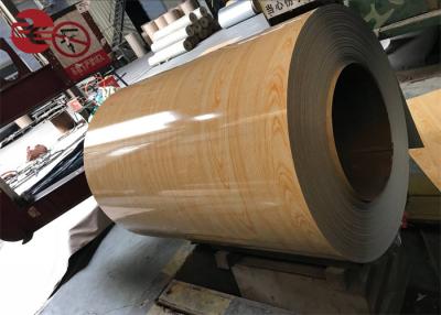 China Customized Wooden Ppgi Color Coated Sheets Zinc Coating For Construction for sale