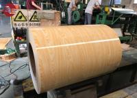 China Customized Wooden Ppgi Color Coated Sheets Zinc Coating For Construction for sale