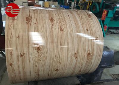 China Wood Grain Ppgi Coil Sheet / Prepainted Galvanized Sheet Coil Ppgl Steel Strip for sale