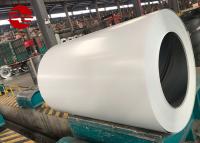 China White Color Prepainted PPGI PPGL 0.4mm Galvanized Steel Sheets for sale