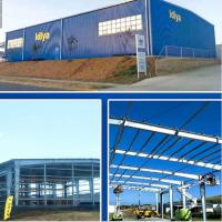 China Custom Steel Structure Warehouse Building with H Section Beams for sale
