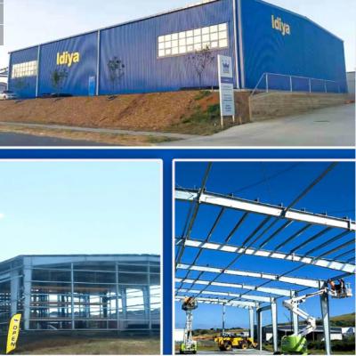 China Custom Steel Structure Warehouse Building with H Section Beams for sale
