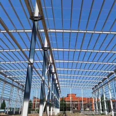 China Water Proof Steel Structure Workshop Low Carbon Fire Prefab Metal Workshop for sale