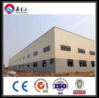China Prefabricated Multi Span Light Gauge Steel Structure Frame Workshop Buildings for sale