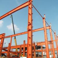 China Customizable Prefabricated Steel Workshops H Section Industrial for sale
