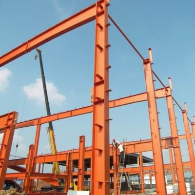 China Customizable Prefabricated Steel Workshops H Section Industrial for sale
