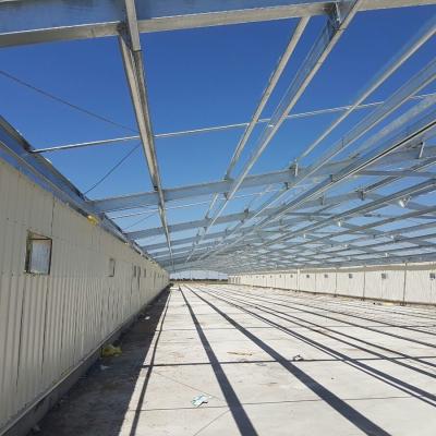 China Painting Livestock Farm House Weld Bolt Prefab Steel Warehouse for sale