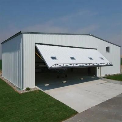 China Prefabricated Metal Hangar Building Heat Insulation Steel Building Hangar for sale