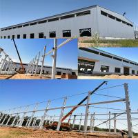 China Q235 Steel Structure Building Anti Rust Paint Prefabricated Metal Frame for sale