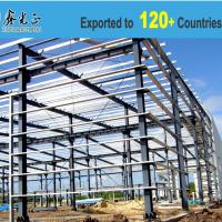 China Hot Rolled Steel Frame Garage with Sliding or Rolling Door for sale