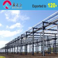 China Prefab Steel Warehouse Building with Painted Purlin Structure for sale