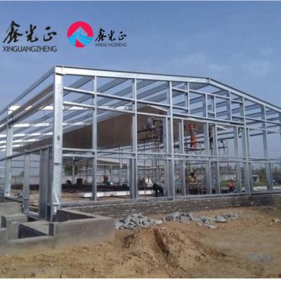 China H-Section Steel Prefabricated Livestock Farm House with PVC Insulation for sale