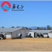 China Prefabricated Livestock Farm House with H-Section Steel PVC Insulation and Rolling Door for sale