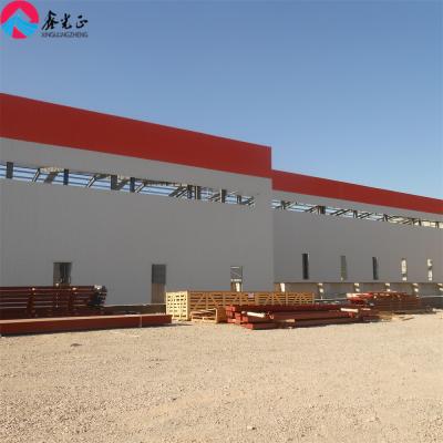 China Long Span Steel Structure Warehouse with Sliding Doors for sale