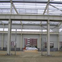 China Custom Steel Structure Workshop with H Beam Frame and Sandwich Panel Roof for sale