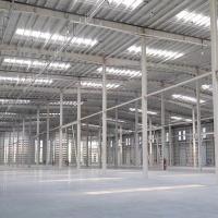 China Long Span 5-16mm Flange Steel Structure Warehouse Building With Lower Labor Costs for sale