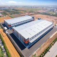 China Long Span 5-16mm Flange Steel Structure Warehouse Building With Lower Labor Costs for sale