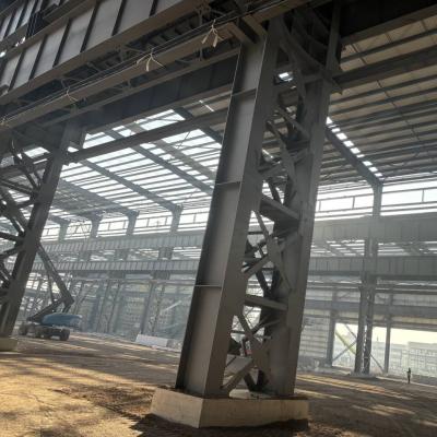 China Residential Prefab Steel Frame House Q355B Main Material Short Assembly Time For Fast Construction for sale