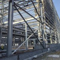 China Prefabricated Steel Structure Workshop Buildings with H-shaped Steel Components​ for sale